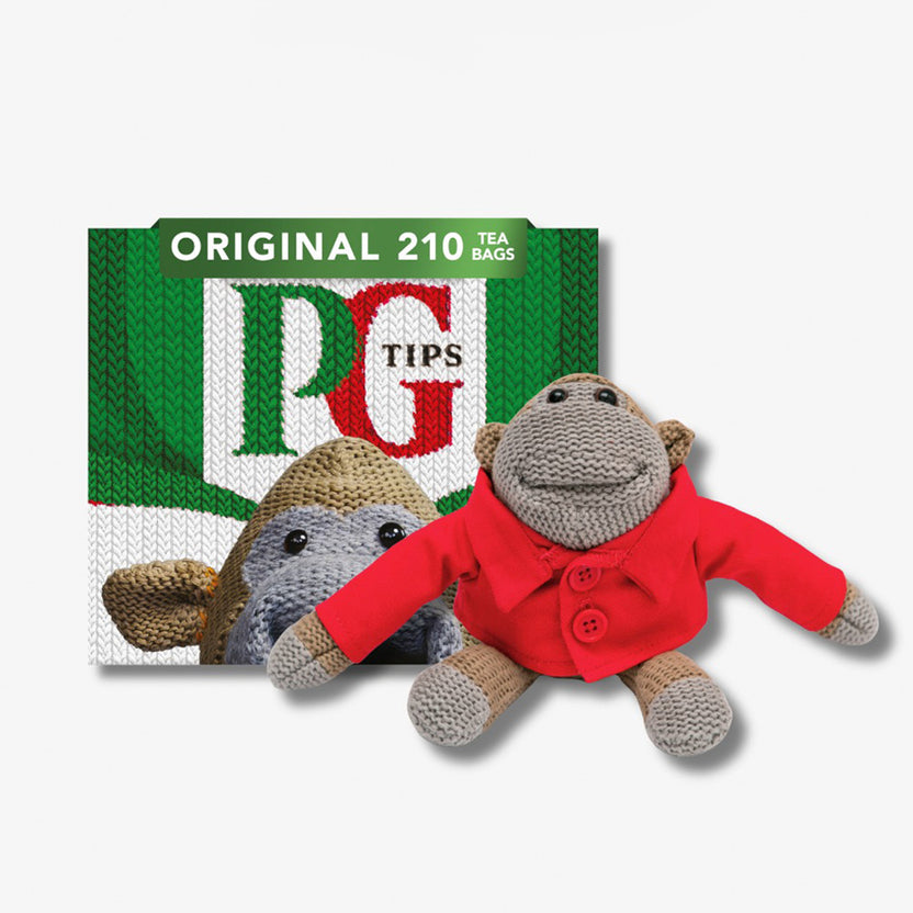 PG Tips 210 Knitted Pack & Limited Edition Knitted Monkey – PG TIPS